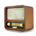 Master Tailgaters Fuse RAD-V1 Vintage Retro Radio | Real Wood Exterior | Bluetooth, AM/FM ...