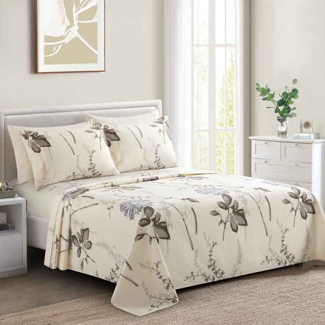 Marina Decoration Ultra Soft Silky Deep Pocket Rich Printed Bedding ...