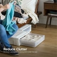 Free Shipping Iris Usa Stackable Underbed Storage Units 4 Pack 27 5qt