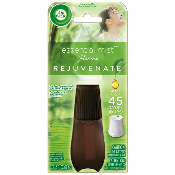 Air Wick Essential Mist Refill, 1 ct, Rejuvenate, Essential Oils ...