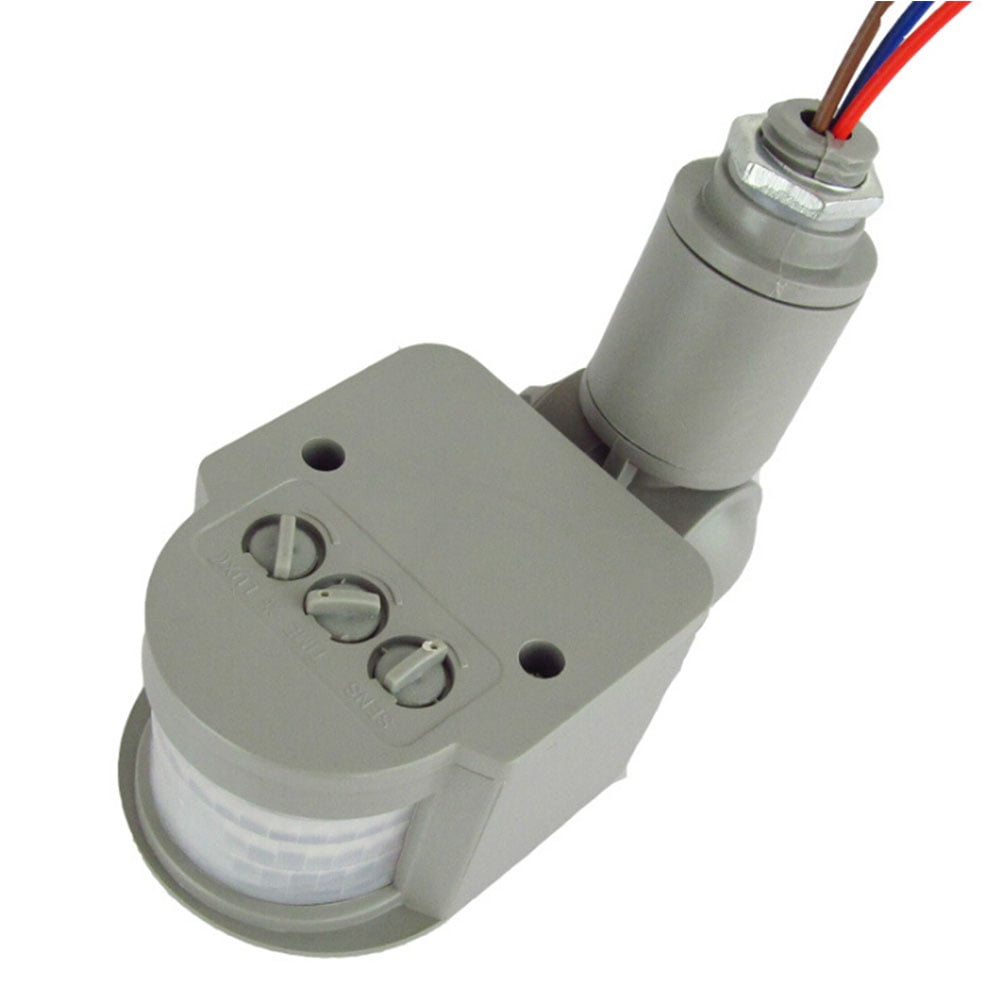 Mulanimo LED Outdoor 85-265V Infrared PIR Motion Sensor Detector Wall ...