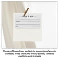100pcs Entry Form Cards Blank Ballots Cards Multi-use Voting Cards ...
