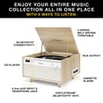 Victrola Victrola Century 6-in-1 Music Center (Walnut) - Walmart.com