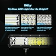 Free Shipping! Nilight LED Light Bar 37Inch 468W Triple Row Flood Spot ...