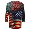 BaoFuBaoMei Fashion T Shirts for Women Independence Day Crew Neck Tops ...