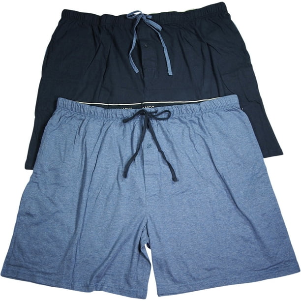 Hanes Mens 100 Cotton Jersey Lounge Pajama Sleep Short Sizes S 2xl