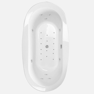 WaterTech Acrylic 66 in. x 36 in. Drop-In Whirlpool and Air Bath ...