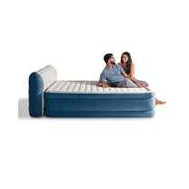 Intex Dura-Beam Deluxe 20" Raised Air Mattress, with Built-in Pump, Queen - Walmart.com