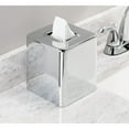 mDesign Modern Metal Square Tissue Box Cover Holder for Bathroom Vanity ...
