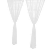 Howooi Transparent Tulle Window Sheer Window Screen Rod Pocket Voile ...
