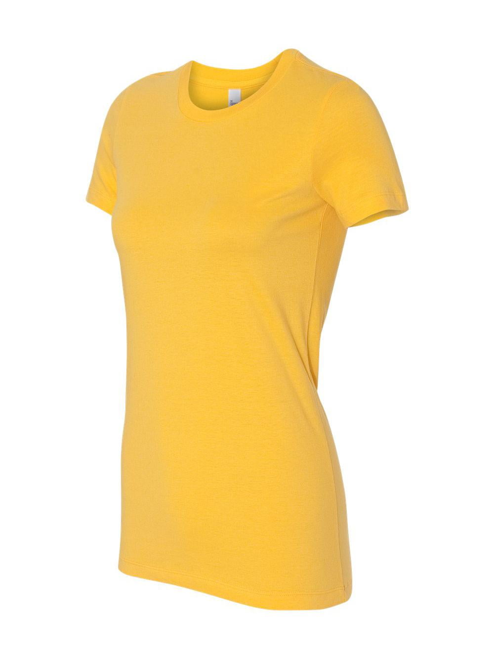 Ladies' Slim Fit T-Shirt - GOLD - XL - Walmart.com