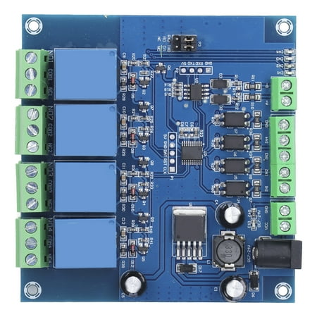 4 Channel Relay Module, DC7-24V 8bit MCU 100000 Times Continuous ...