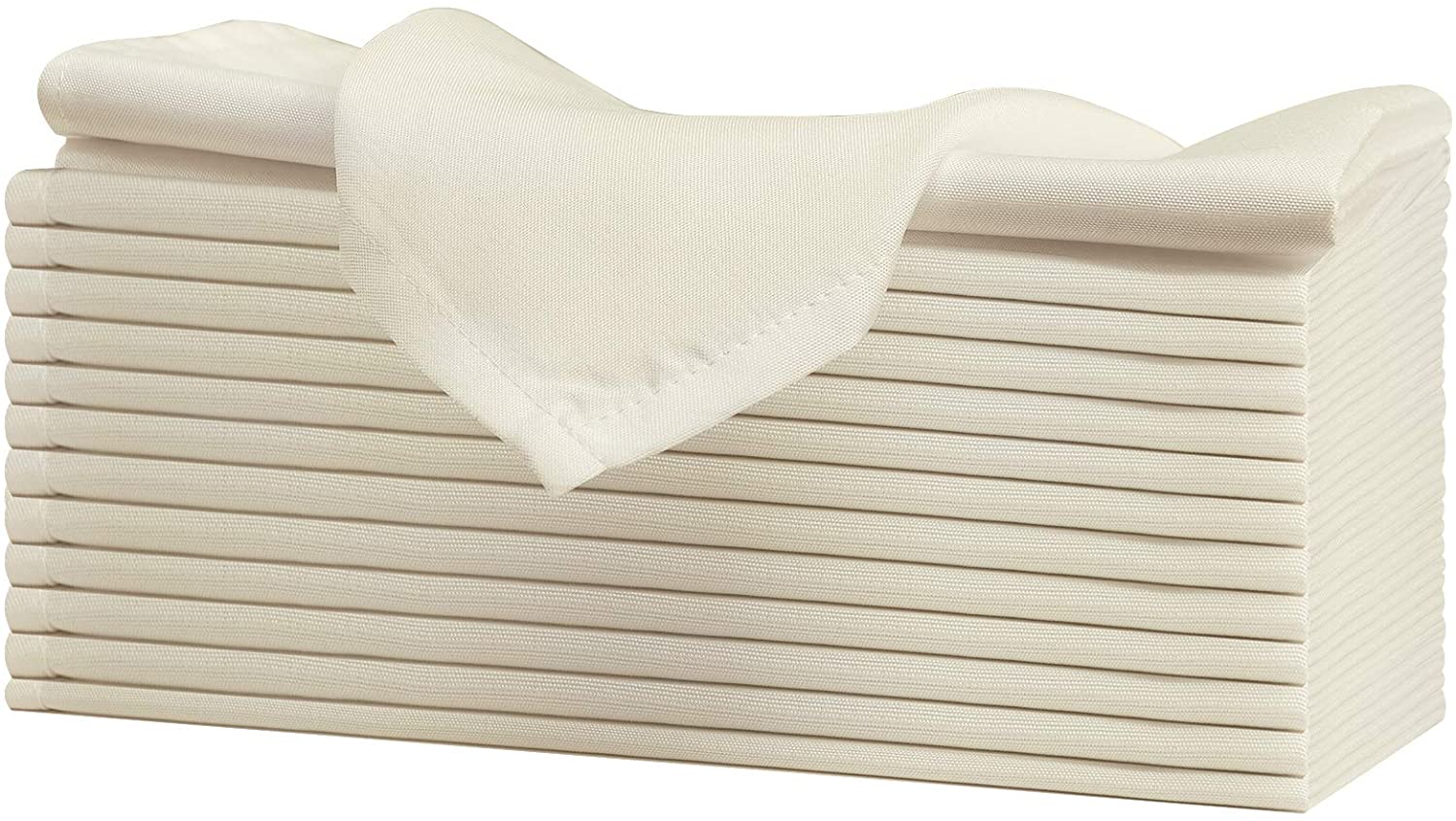 Excellent quality IVORY NAPKINS IVORY TABLE NAPKINS IVORY POLYESTER ...