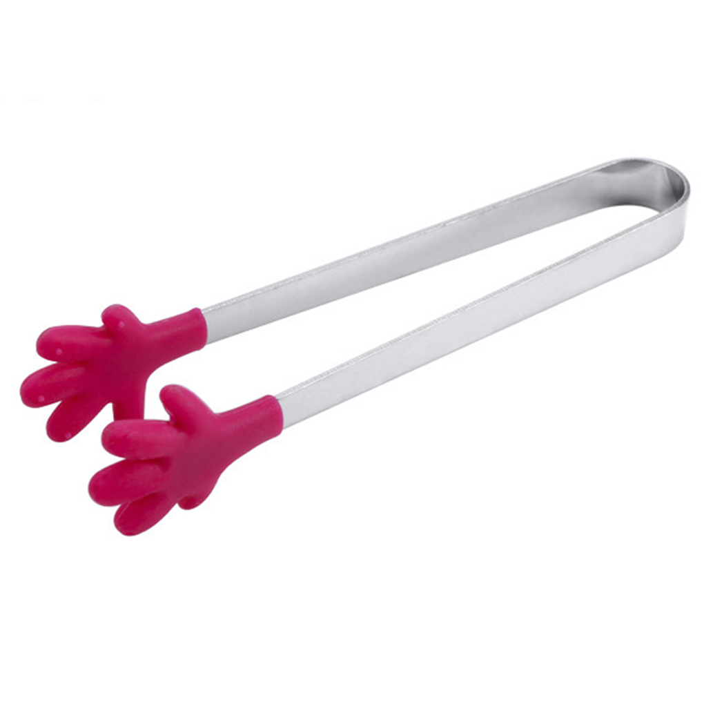 becaristey Mini Silicone Hand Shape Cookies Chocolate Tongs Barbecue ...