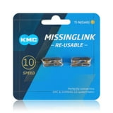 KMC Missing Link 10 Speed 2 Pairs Gold Reusable Bicycle Chain Missing ...