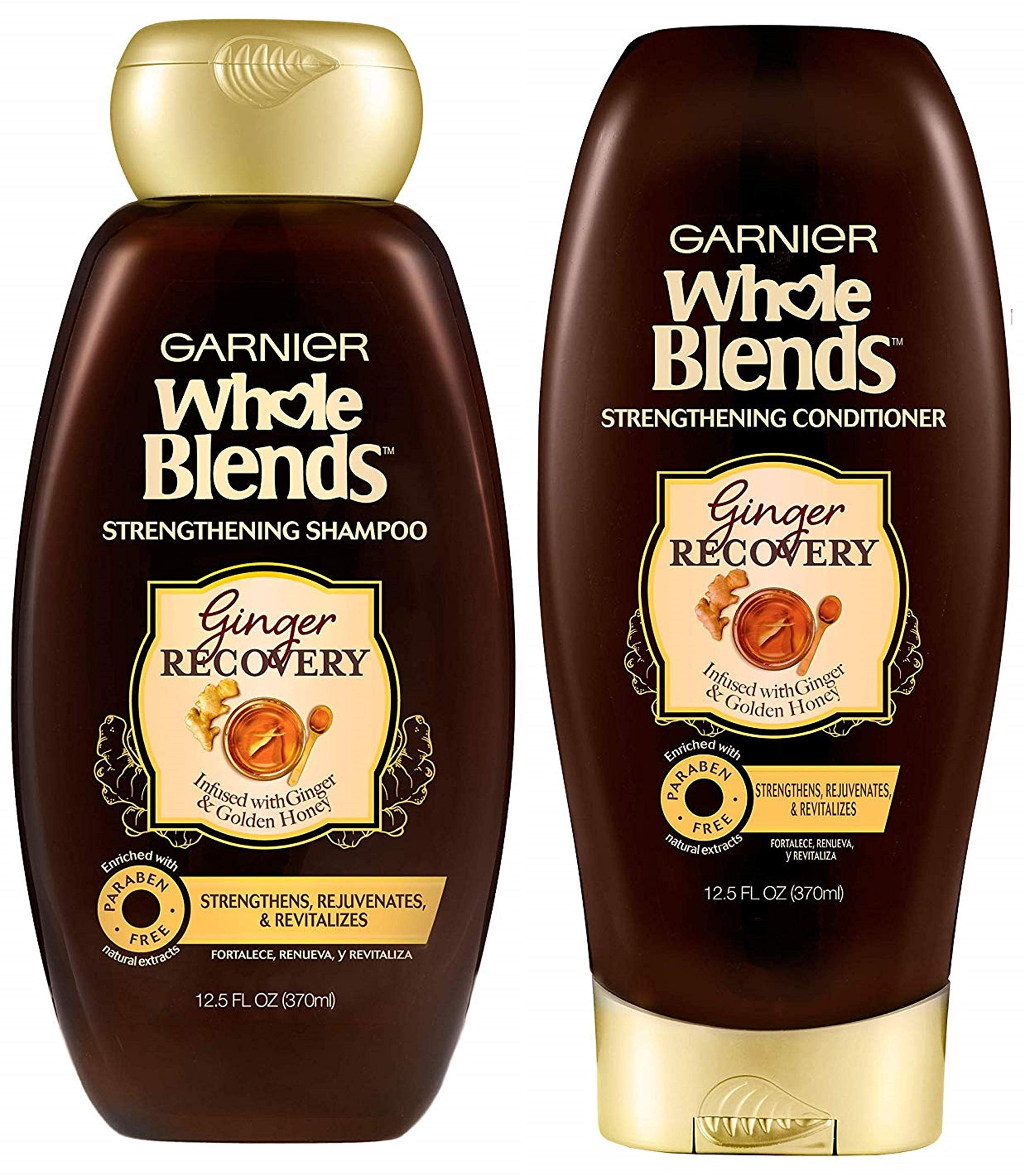 Set de cuidado capilar Garnier Whole Blends Ginger Recovery 370 ml ...