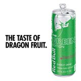 Red Bull Dragon Fruit Energy Drink, Green Edition, Gluten Free, 12 Fl ...
