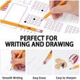 50 Pack Pencils #2，Pre-Sharpened HB Pencil Bulk with Top Erasers, Great ...