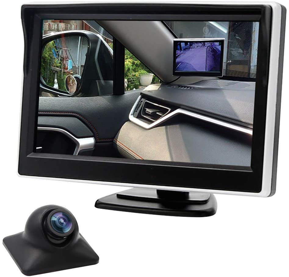 Car Monitor with Backup Camera Kit, Rear View Reversing Camera with ...