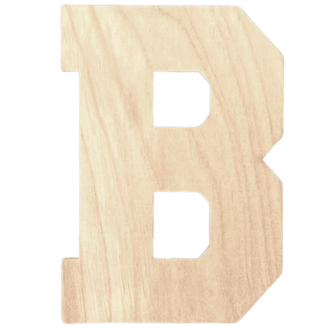 Krafty Supply - 8" Tall Birch Letter B | 1/4" Birch Plywood |Collegiate ...