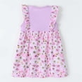 ATOGUTA Girls Uniform Dress Summer Ruffle Sleeve A Line Casual Party ...