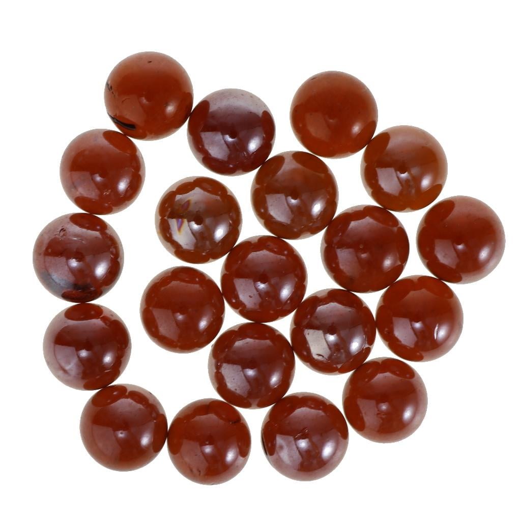 Click here for Beloving Set Of 20 Red Glass Marbles Bulk (16mm)... prices