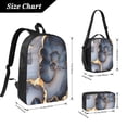 3pcs Casual Daypack 17 Inch Backpack Set Bookbag+Pencil Case+Lunch Bag ...