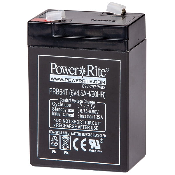 Power Rite Battery, 6V, 4.5 Ah (3 Unit) - Walmart.com
