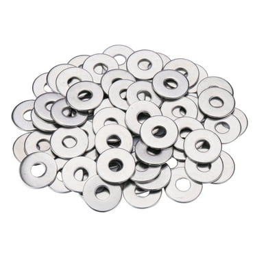 M8 Flat Washer for Screw, 60Pcs 304 Stainless Steel Washers 8MM ID x 20MM OD x 2MM Thick(Silver ...