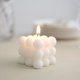 Efavormart 2 Pack | White 2" Bubble Cube Paraffin Wax Candles ...