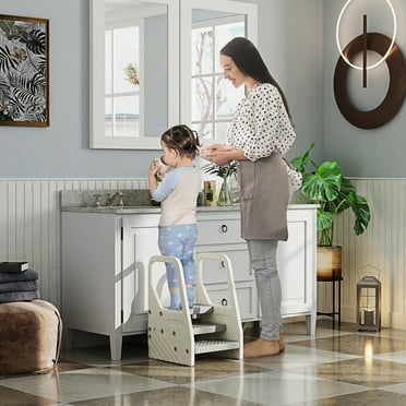 CORE PACIFIC Kitchen Buddy 2-in-1 Stool for Ages 1-3 safe up to 100 lbs ...
