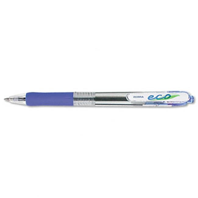 Zebra Jimnie Clip Retr Ballpoint Pen Translucent Brl Blue Ink Med 1.0mm ...
