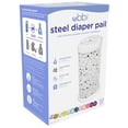 Ubbi Stainless Steel Diaper Pail, Odor Locking, No Special Bag Required ...