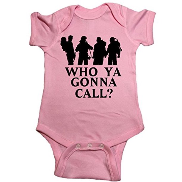 Ghostbusters One Piece Who Ya Gonna Call Bodysuit 6 Month, Pink ...