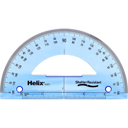 Helix 6 inch 180 Degree Professional Protractor (12071) | Walmart Canada