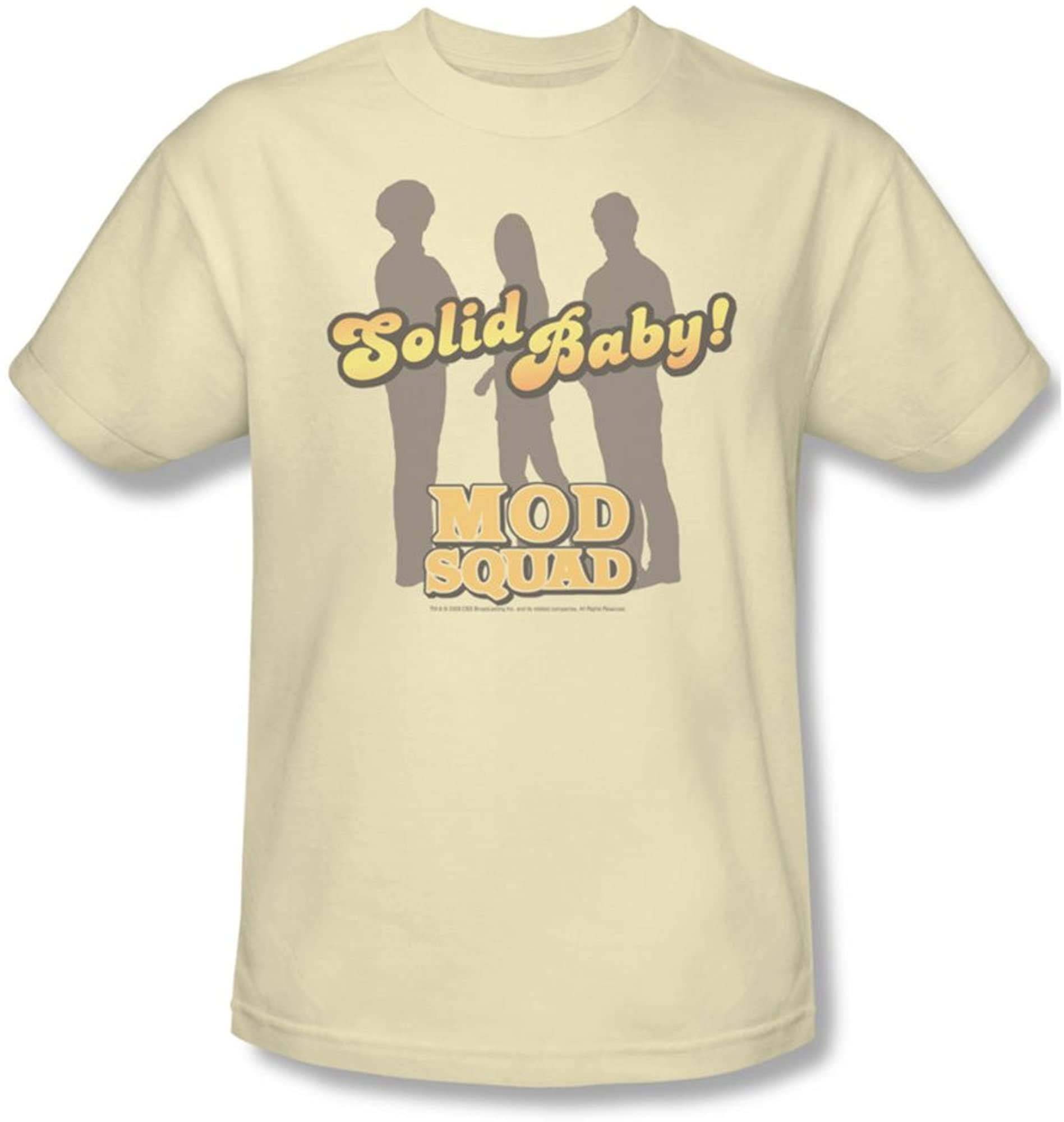 CBS - Mod Squad/Solid Mod Adult T-Shirt in Cream | Walmart Canada