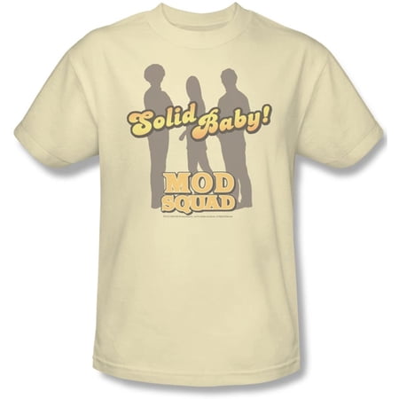 CBS - Mod Squad/Solid Mod Adult T-Shirt in Cream | Walmart Canada