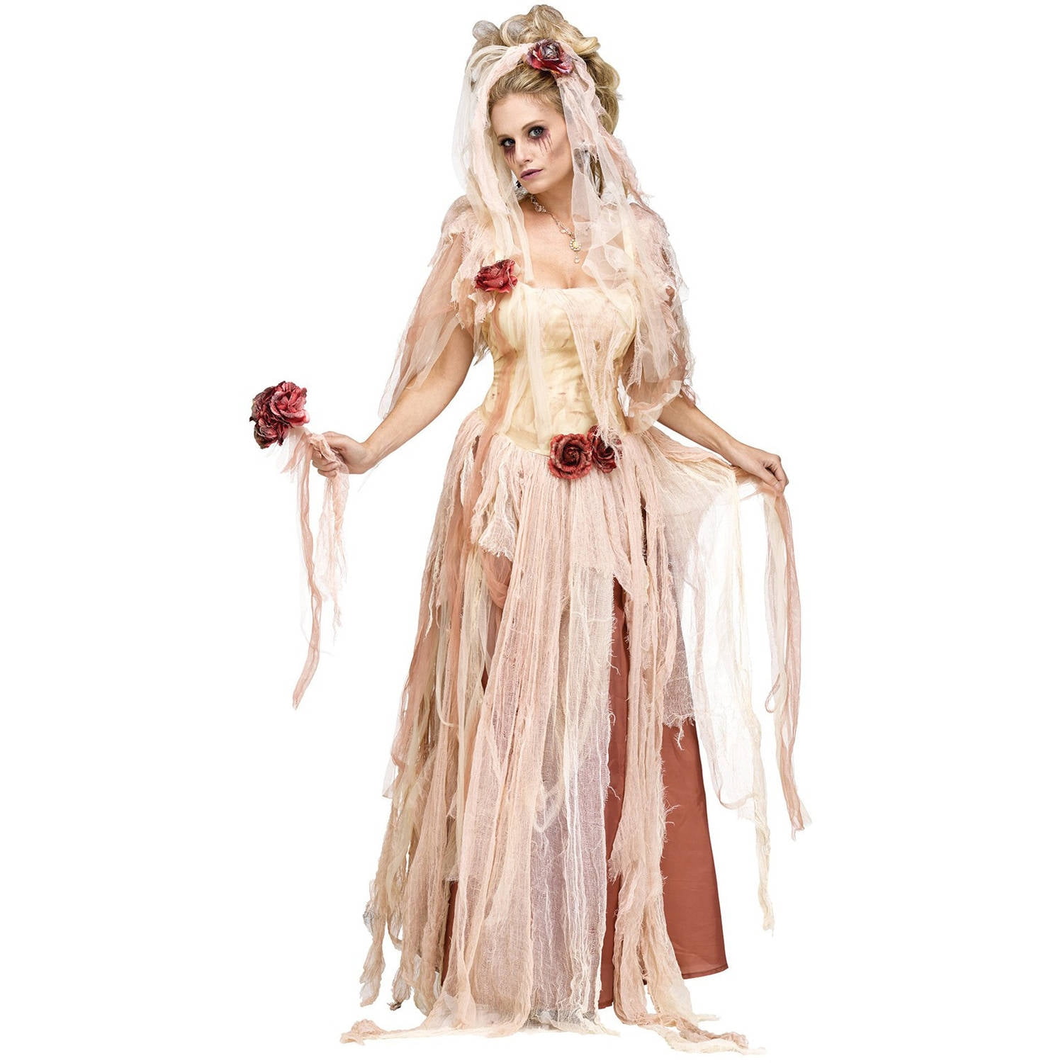 Ghostly Bride Women's Adult Halloween Costume - Walmart.com