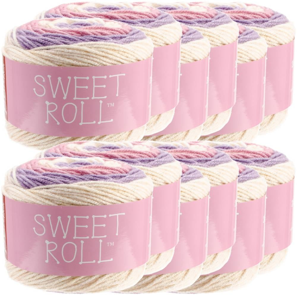 Premier Yarns Sweet Roll Yarn 12/Pk-Birthday Cake - Walmart.com ...