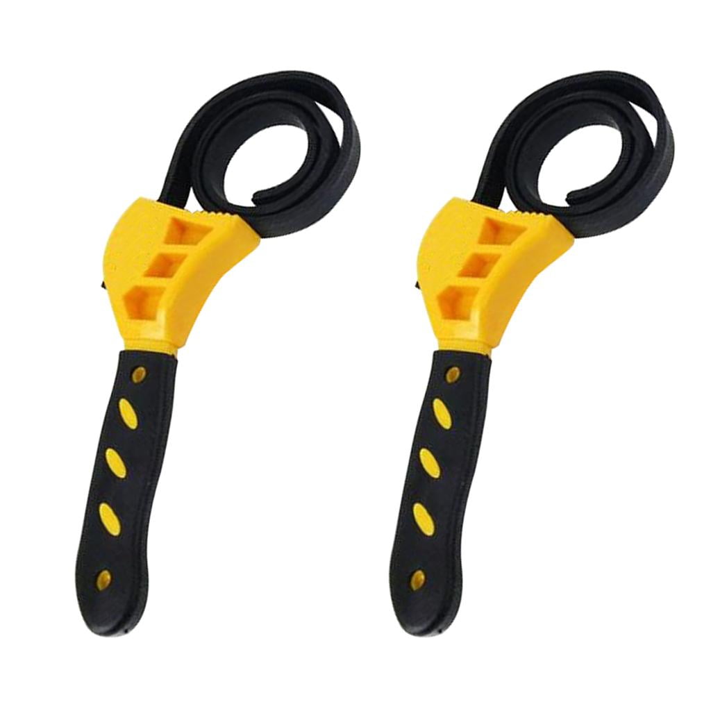 Click here for Xuanheng 2x Rubber Strap Wrench Adjustable Lid Plu... prices