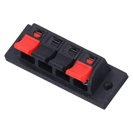 Speaker Terminal, Speaker Terminal 4 Way Block Easy To Insert Wires For ...