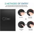 Deluxe Safe and Lock Box,Digital Keypad Safe Box,Steel Alloy Small ...