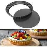 9 Inch Non-Stick Tart Pan with Removable Bottom, Round Quiche Pan for ...