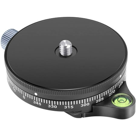 Neewer Camera Panoramic Panning Base with 3/8 inch Screw Aluminum Alloy ...