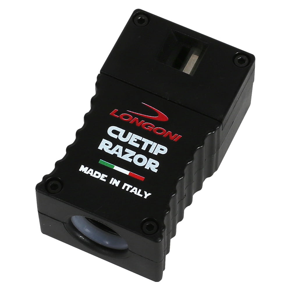 Longoni Billiard Pool Cue Tip Razor Edger Trimmer Shaper Scuffer ...