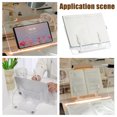 Assembled Tabletop Acrylic Bookshelf Stand Book Display Easel for Books ...
