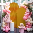 5FT Arch Backdrop Covers, Orange Yellow Ombre Wedding Arch Cover ...