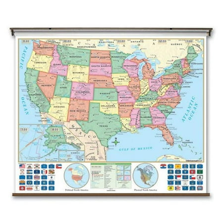 Universal Map 18085 US Primary Wall Map - Backboard | Walmart Canada