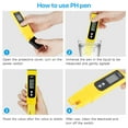SUPTREE, Digital PH Meter Tester, 0.01ph, High Accuracy for Water Pool ...
