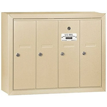 Salsbury Industries 3506ASU Vertical Mailbox - 6 Doors - Aluminum ...